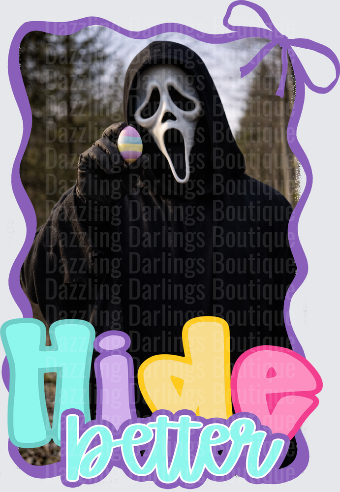 Ghostface Scream Killer Hide Better Easter Egg Hunt Design – Dazzling ...
