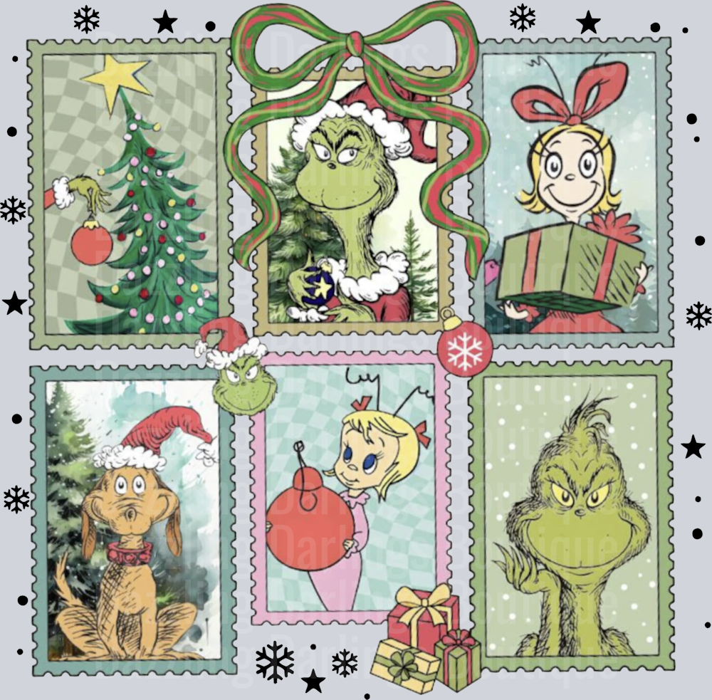 grinch stamps – Dazzling Darlings Boutique